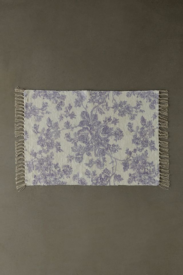 Toile Digital Printed Chenille Rug | Urban Outfitters