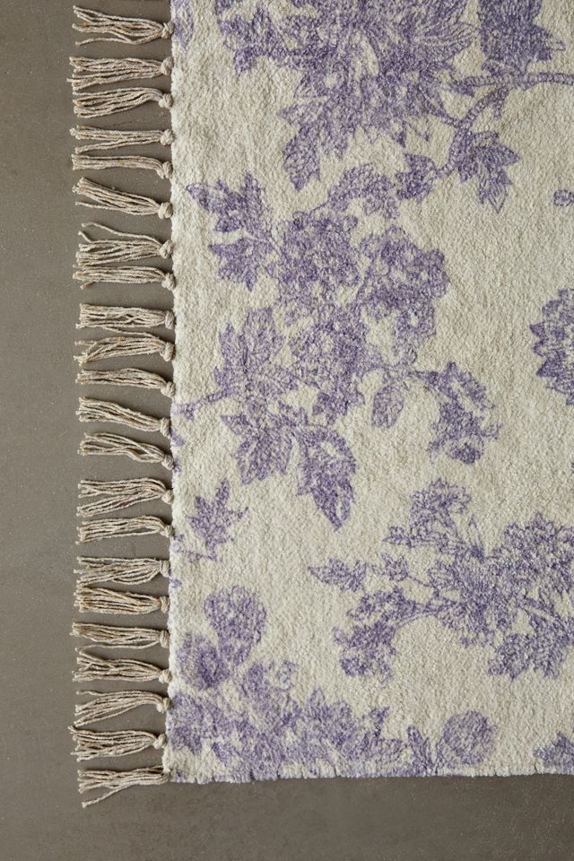 Toile Digital Printed Chenille Rug | Urban Outfitters