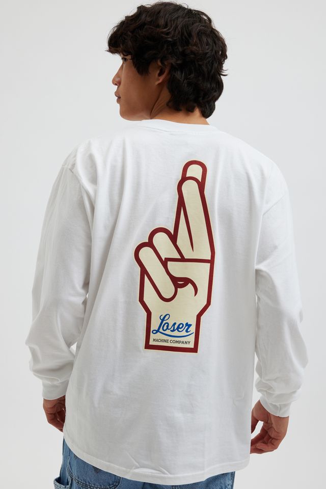 Loser Machine Oil Lines Long Sleeve Tee | Urban Outfitters Canada