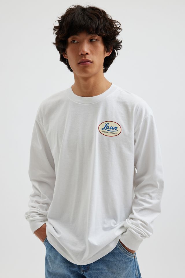 Loser Machine Oil Lines Long Sleeve Tee | Urban Outfitters