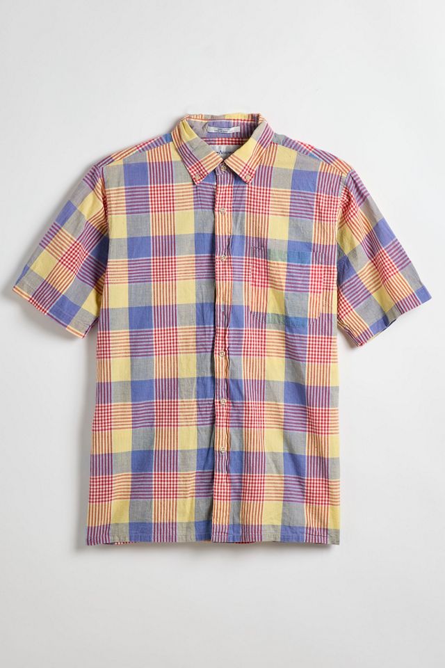Vintage Plaid Button-Down Shirt | Urban Outfitters