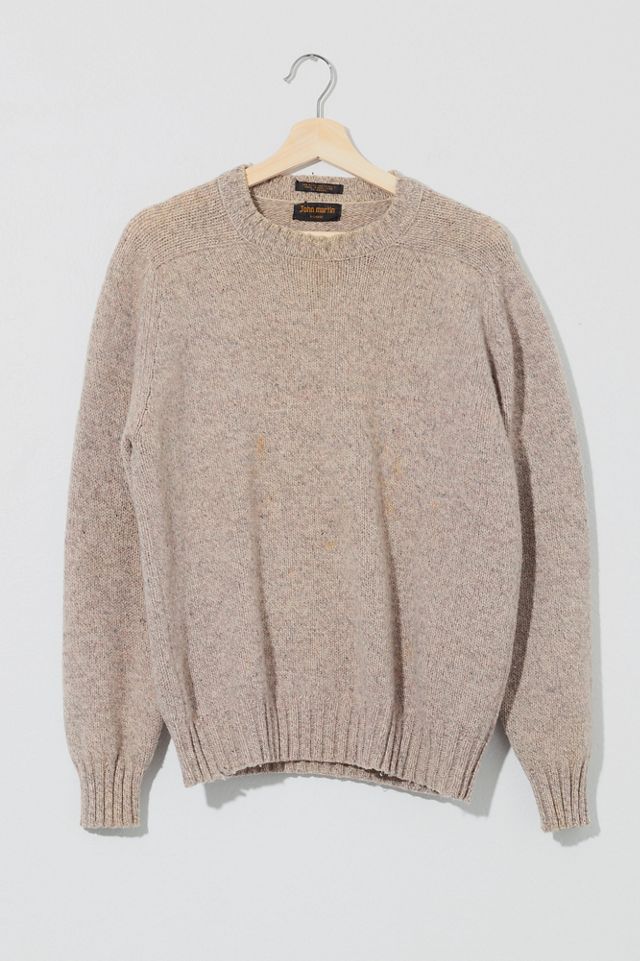 Vintage 1980s Distressed Brown Wool Pullover Sweater | Urban Outfitters