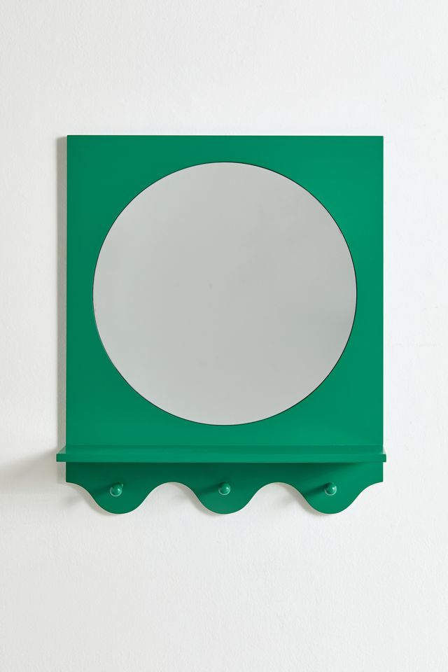 Roma Wiggle Wall Mirror Shelf | Urban Outfitters
