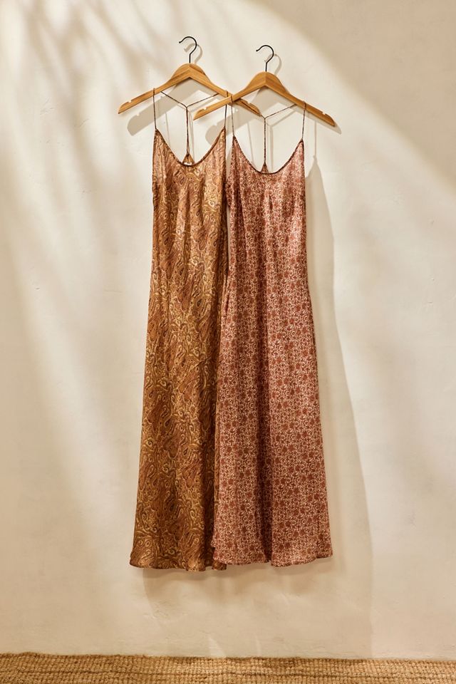 Urban Renewal Remade Sari Maxi Slip Dress | Urban Outfitters