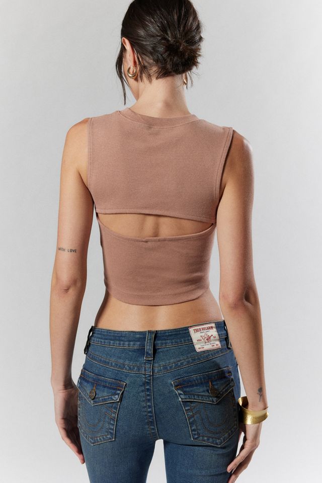 Silence + Noise Rosetta Blurry Graphic Tank Top | Urban Outfitters