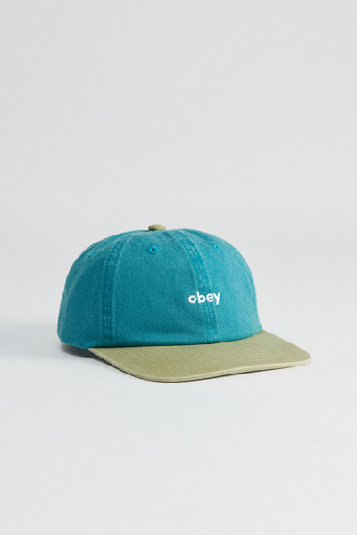 OBEY Lowercase 2-Tone Pigment Dye Hat | Urban Outfitters