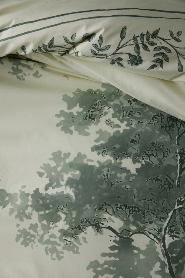 Goose Toile Breezy Cotton Percale Duvet Cover | Urban Outfitters