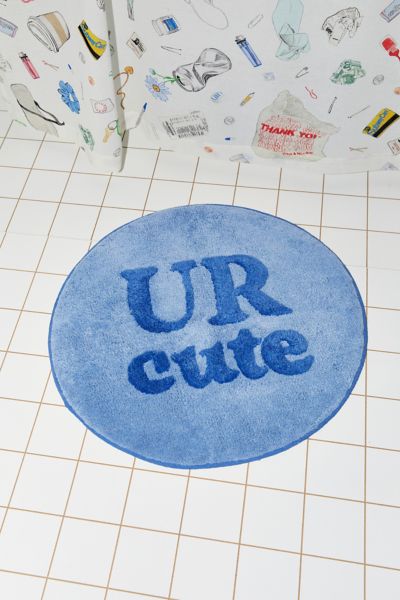 UR Cute Round Bath Mat | Urban Outfitters Canada