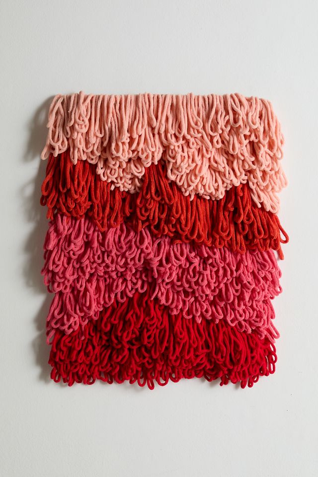 Gradient Loop Shaggy Wall Hanging | Urban Outfitters