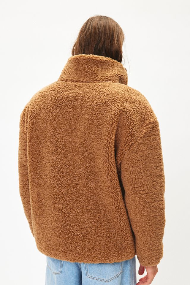 UGG UGGbraid Half Zip Fleece Sweatshirt | Urban Outfitters Canada