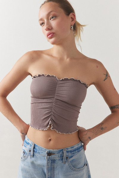 Out From Under Honey Pinch-Front Seamless Tube Top | Urban Outfitters