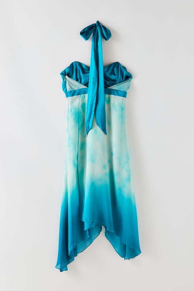 Vintage Ombre Halter Midi Dress | Urban Outfitters