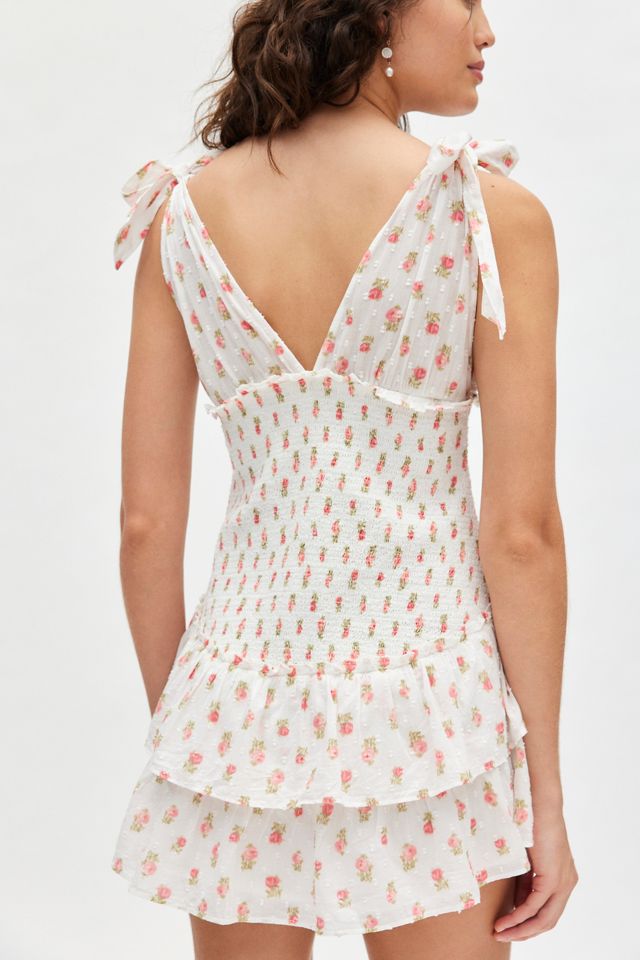 LoveShackFancy Rossi Mini Dress | Urban Outfitters