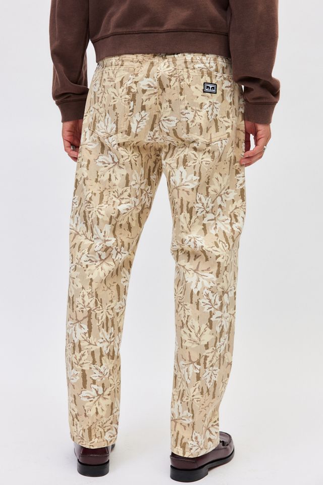 OBEY Hardwork Printed Denim Jean | Urban Outfitters