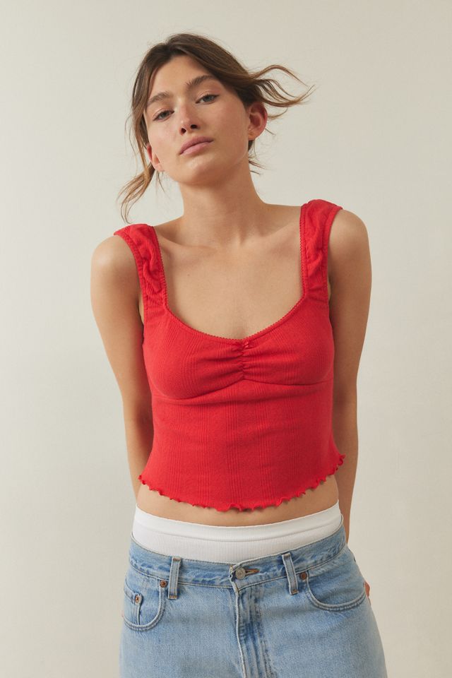 Out From Under Ruched Sweetheart Tank Top | Urban Outfitters