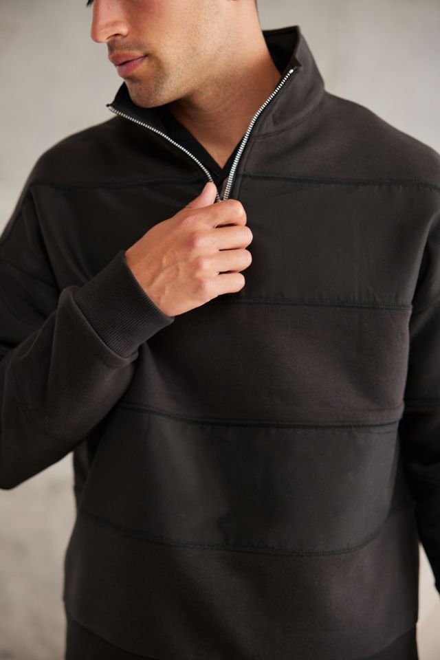 Standard Cloth Nylon Stripe Pullover Sweatshirt | Urban Outfitters