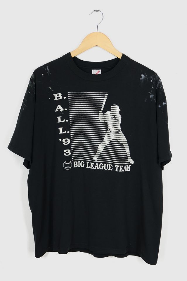 Vintage Paint Splatter Big League Baseball Tee | Urban Outfitters