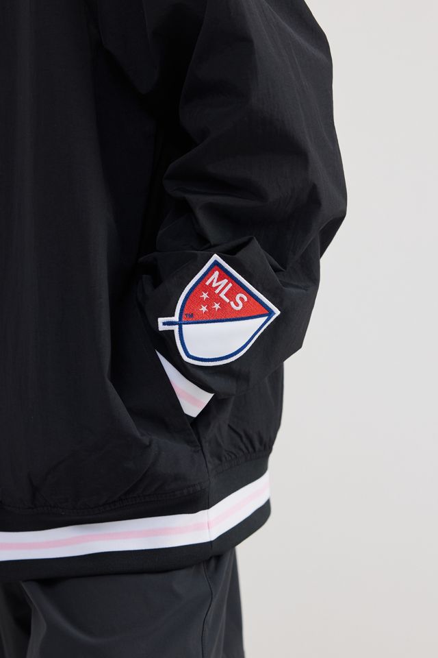 Mitchell & Ness Inter Miami Pullover Windbreaker Jacket | Urban Outfitters