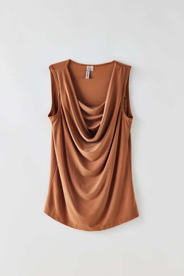 Vintage Cowl Neck Tank Top | Urban Outfitters