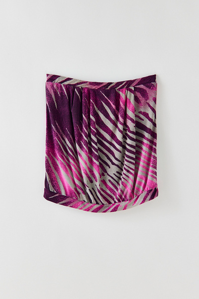 Vintage Zebra Print Tube Top | Urban Outfitters