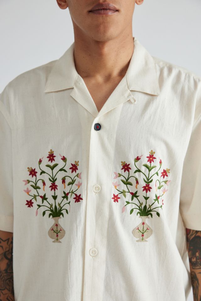 KARDO Ronen Embroidered Shirt | Urban Outfitters