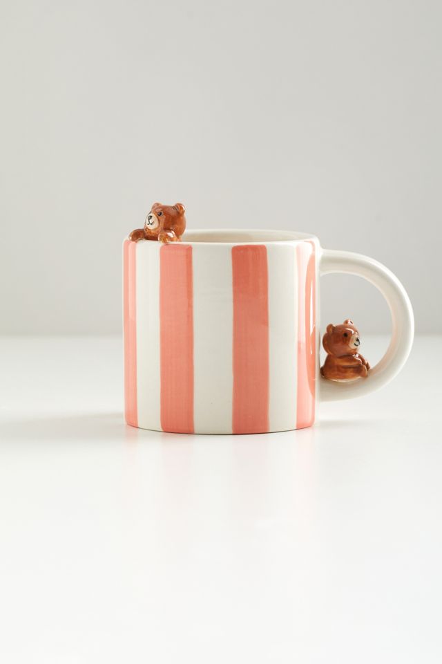 Teddy Bear Handle Mug | Urban Outfitters