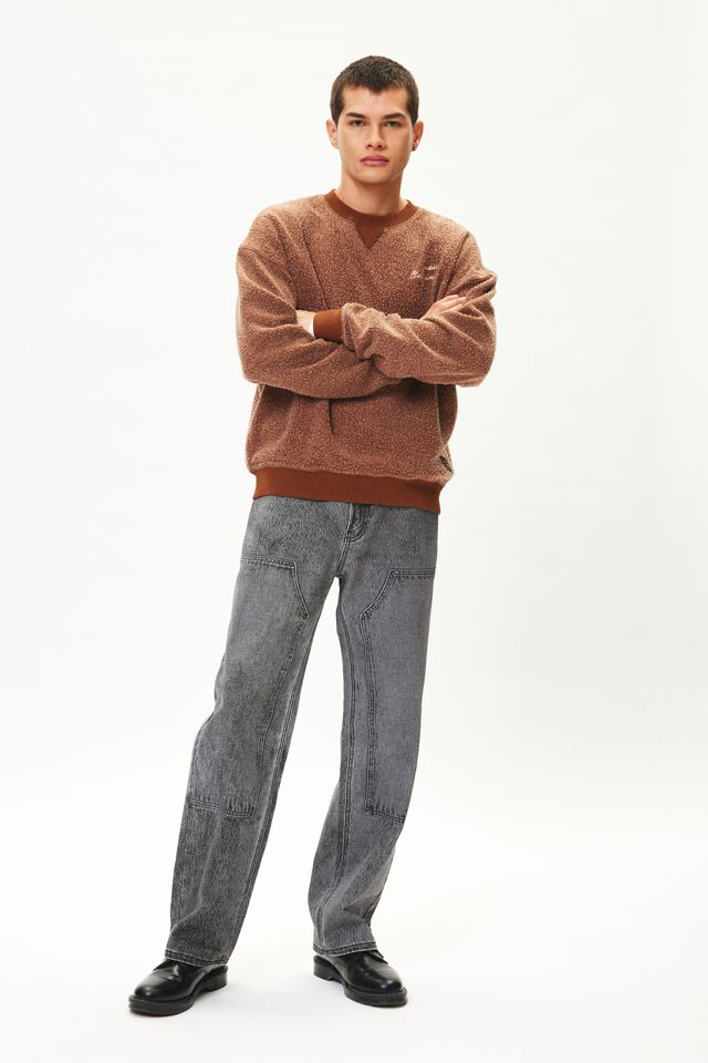 GUESS ORIGINALS Reverse Fleece Crew Neck Sweatshirt | Urban Outfitters