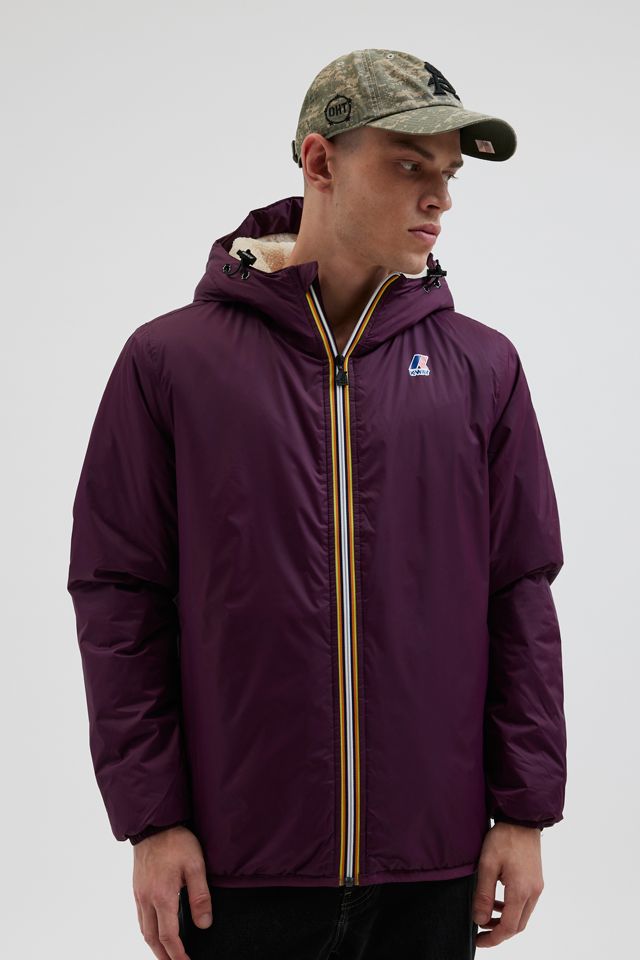 K-Way Claude Orsetto Fleece Lined Windbreaker Jacket | Urban Outfitters