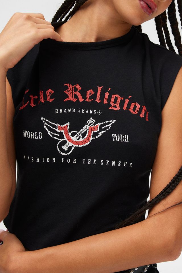 True Religion Twist Back Short Sleeve Top | Urban Outfitters