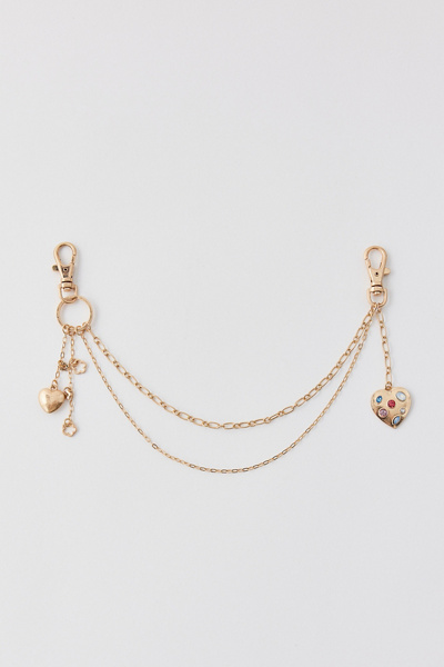 Kimchi Blue Heart Charm Keychain | Urban Outfitters