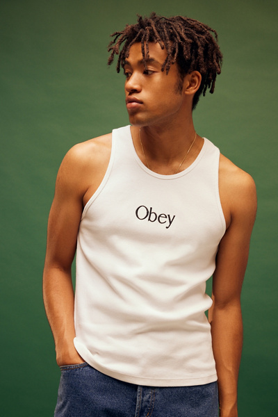 OBEY Rosemont Ribbed Tank Top | Urban Outfitters
