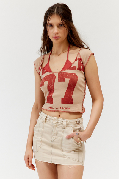 Player 77 Graphic Baby Tee | Urban Outfitters