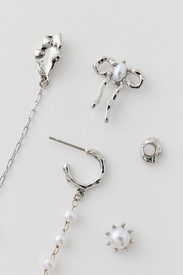 Molten Bow Mix & Match Earring Set | Urban Outfitters