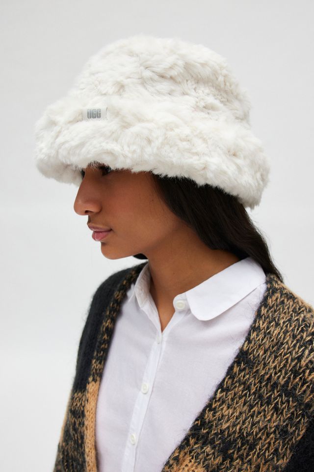 UGG Faux Fur Bucket Hat | Urban Outfitters