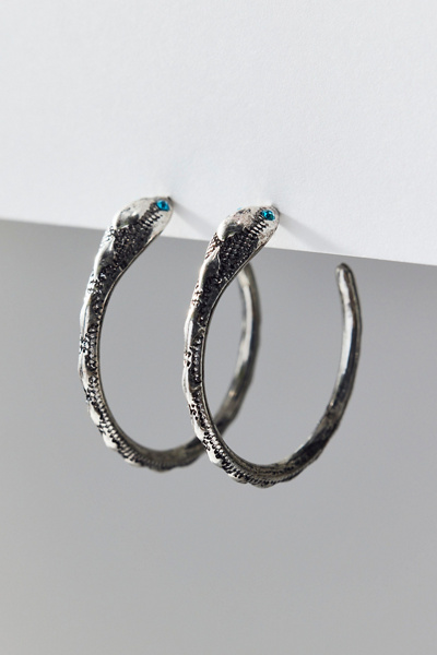 Snake Hoop Earring | Urban Outfitters