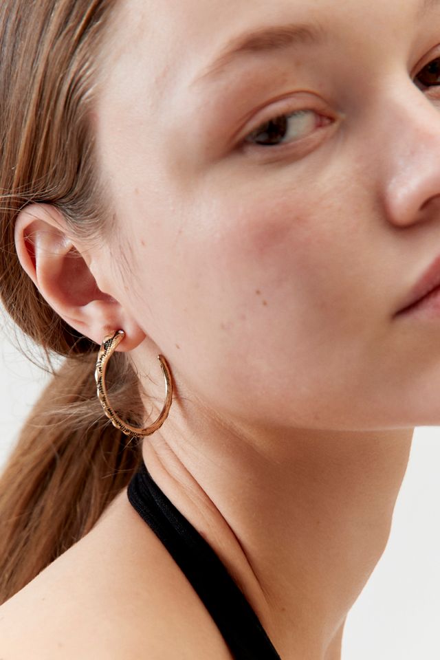 Snake Hoop Earring | Urban Outfitters Canada