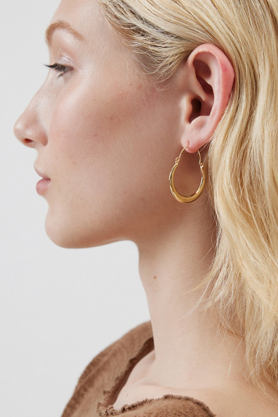 Classic Oblong Hoop Earring | Urban Outfitters
