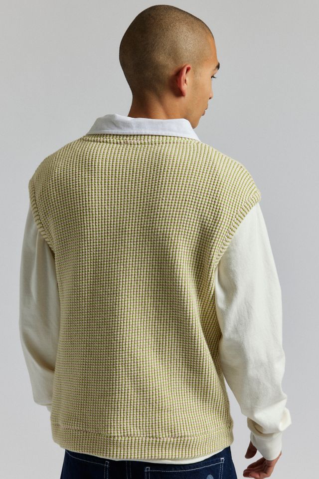 KROST Waffle Knit Sweater Vest | Urban Outfitters