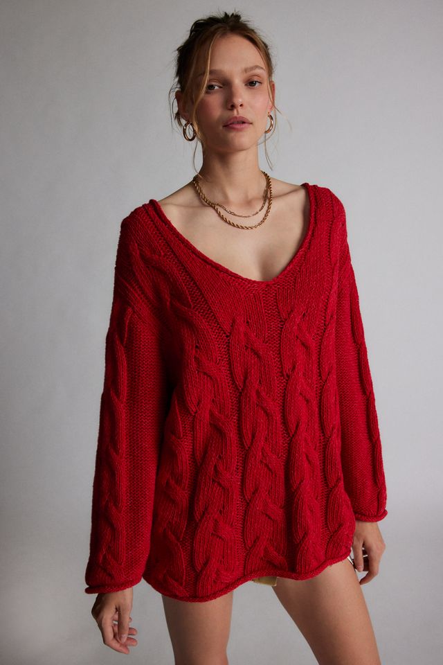 BDG Skylar Oversized Cable Knit Sweater | Urban Outfitters Canada