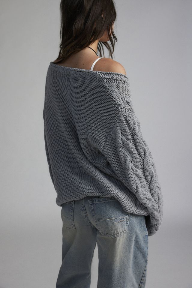 BDG Skylar Oversized Cable Knit Sweater | Urban Outfitters