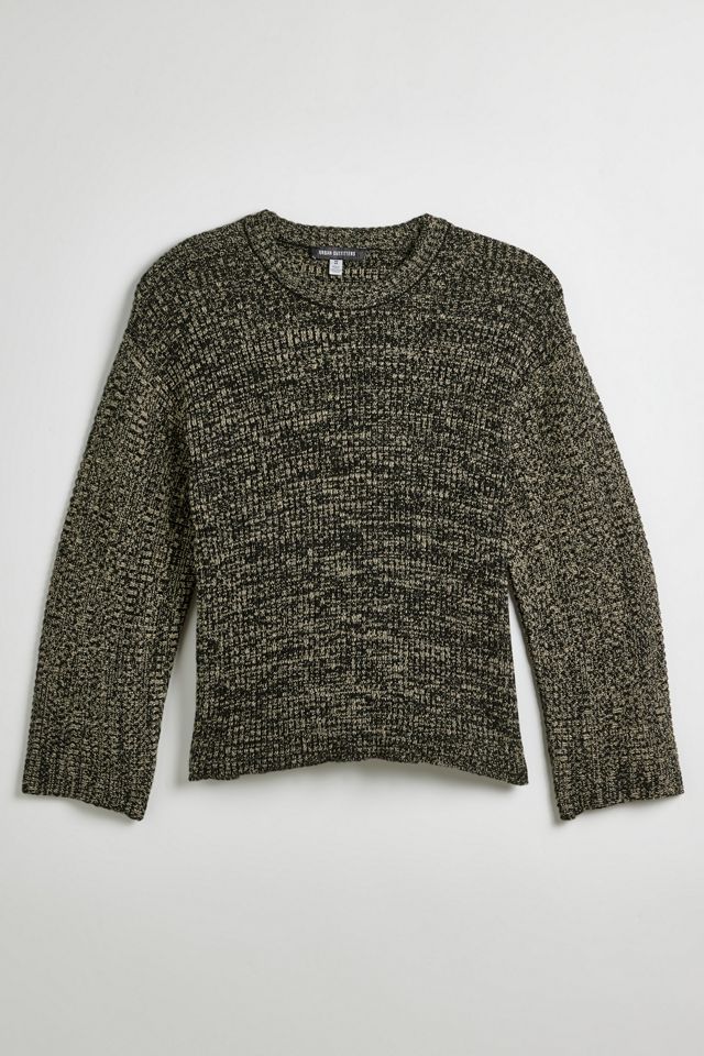 UO Copper Ribbed Crew Neck Sweater | Urban Outfitters