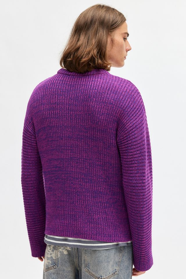 UO Copper Ribbed Crew Neck Sweater | Urban Outfitters