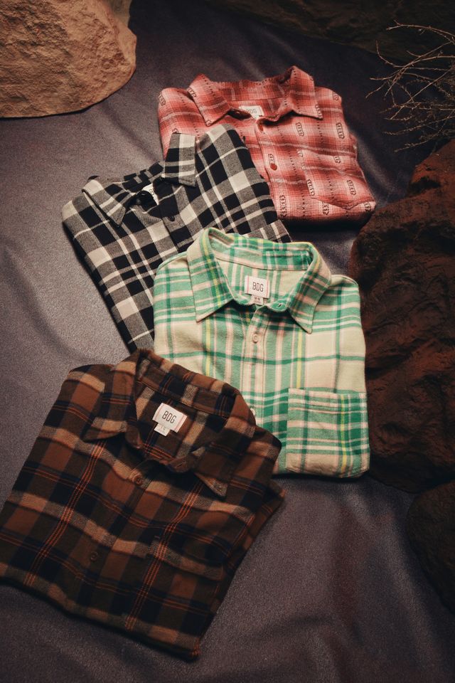BDG Cropped Plaid Flannel Shirt | Urban Outfitters