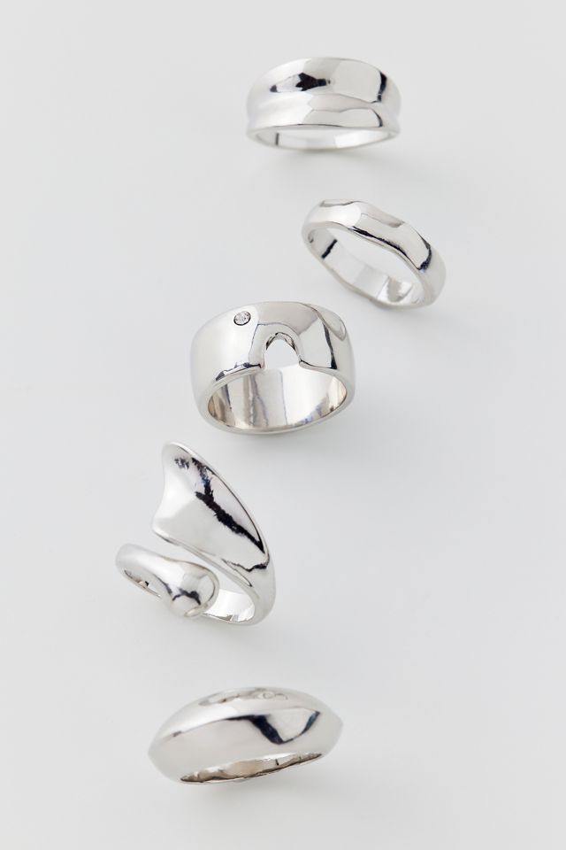 Statement Metal Ring Set | Urban Outfitters