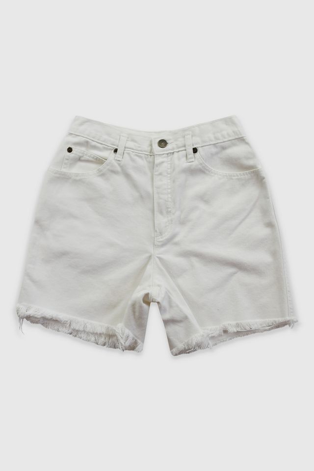 Vintage White Distressed Cut Off Shorts | Urban Outfitters