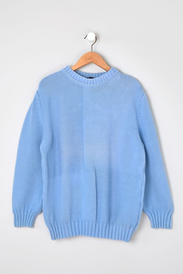 Vintage 90s Light Blue Knit Sweater | Urban Outfitters