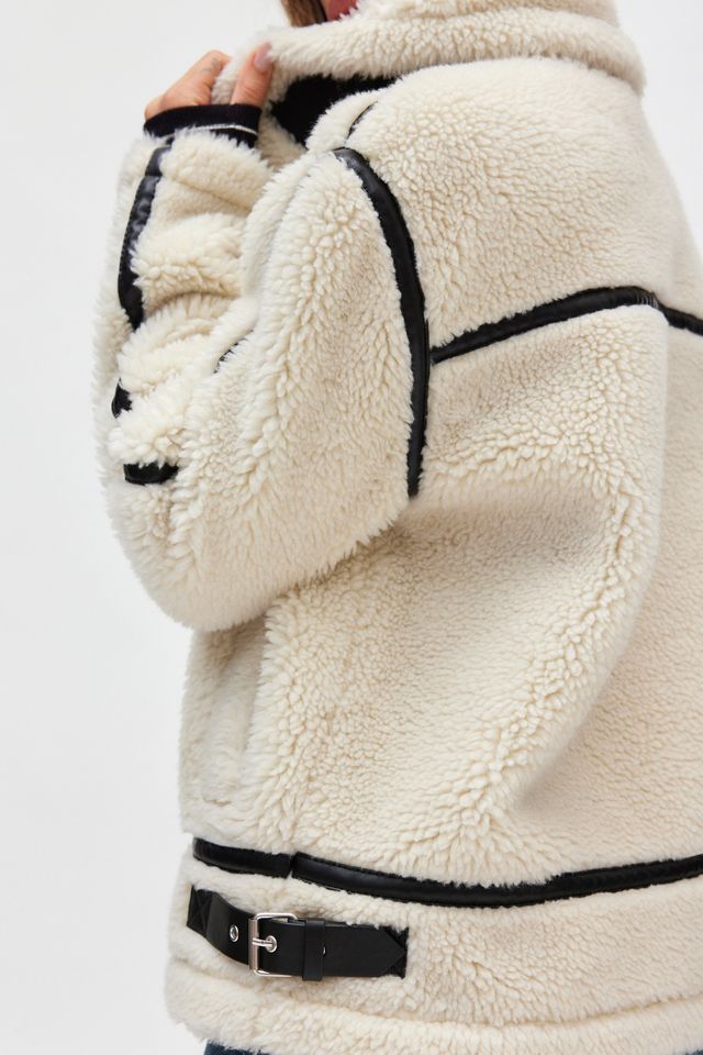 BDG Taylor Piled Fleece Aviator Jacket | Urban Outfitters