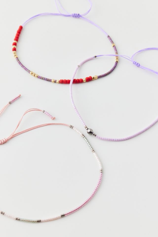 Seaside Delicate Beaded Anklet Set | Urban Outfitters