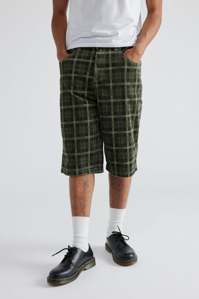 Jaded London Brooklyn Plaid Cord Short | Urban Outfitters Canada