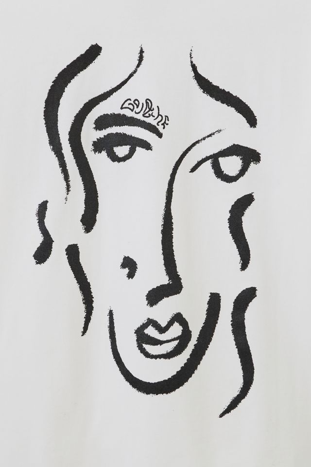 Gouache Portrait Graphic Tee | Urban Outfitters